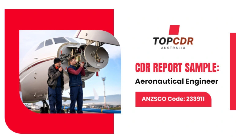 CDR Sample For Aeronautical Engineer ANZSCO 233911
